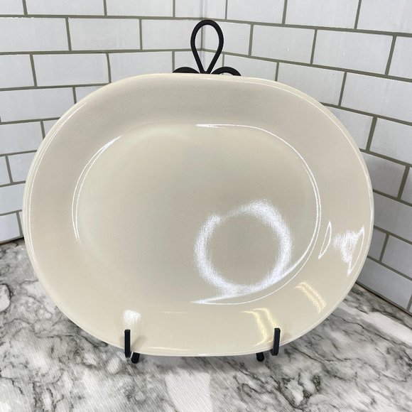 Corelle | Dining | Corelle Beige Plain Sandstone 2 Oval Serving Platter ...